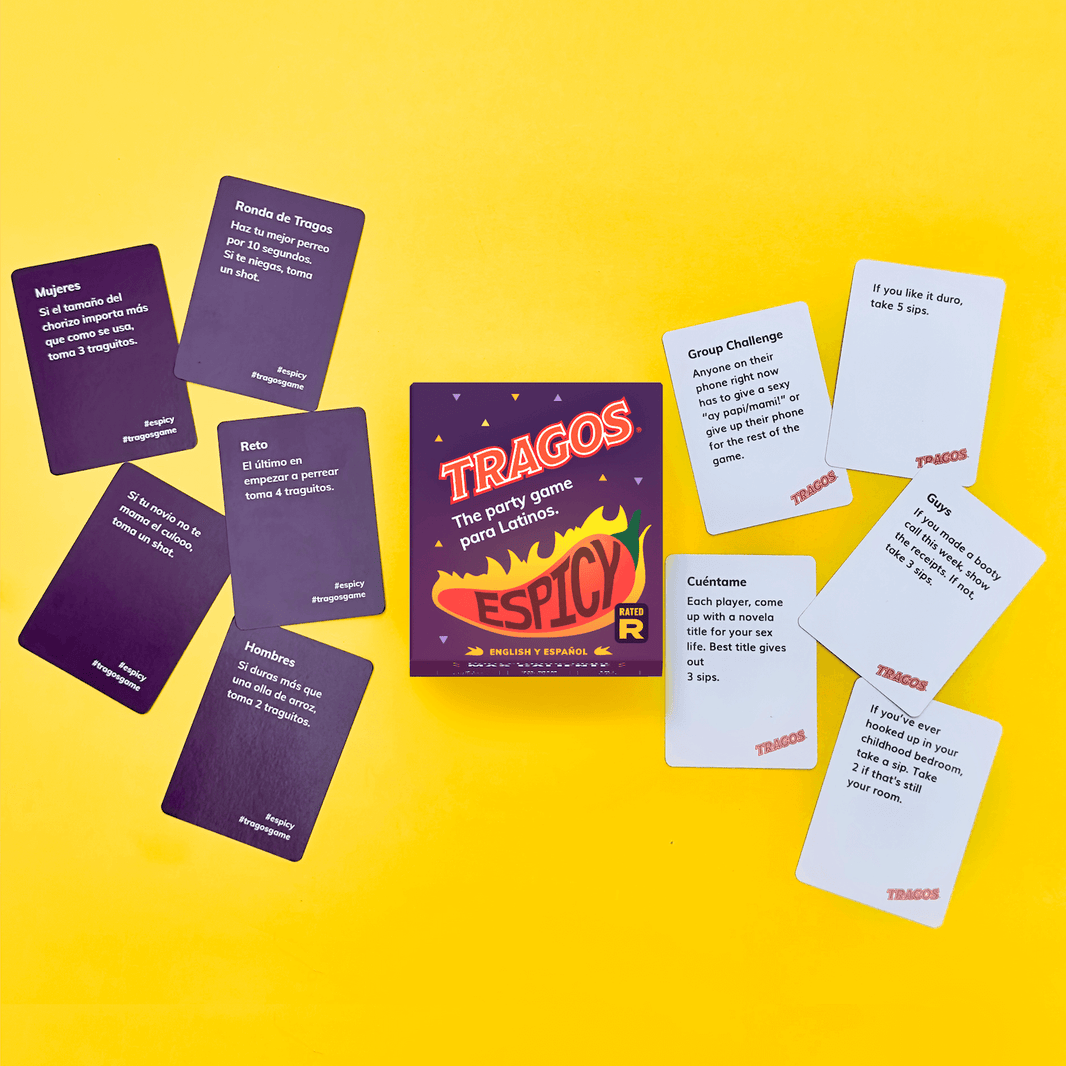 Tragos Drinking Card Game - Made by Latinos, mostly for Latinos.
